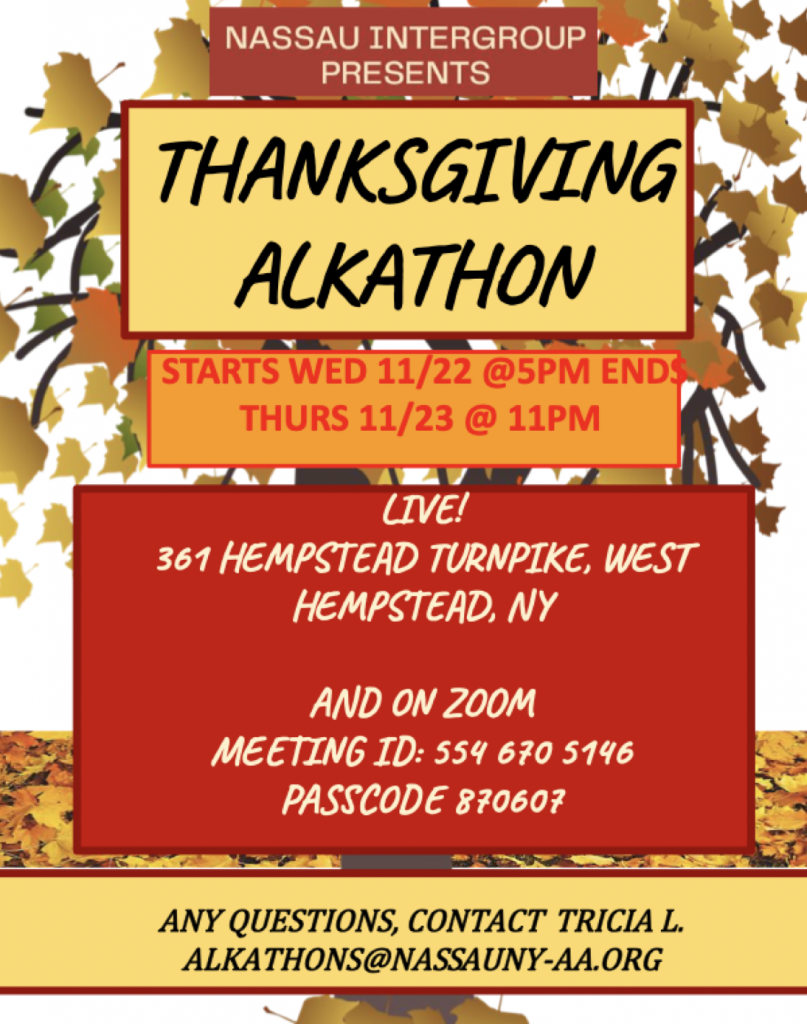 Upcoming Events – Nassau Intergroup of A.A.